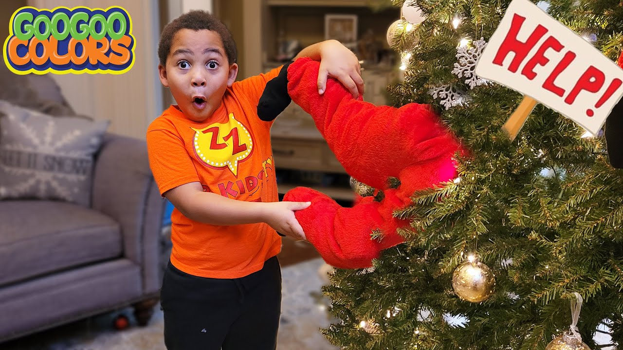 How To Make DIY Santa Stuck In Christmas Tree Ornaments. - YouTube