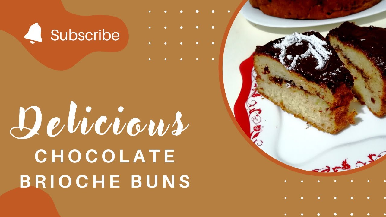 How To Make YUMMY & EASY CHOCOLATE Buns/ Bread / Brioche | Sweet Buns ...