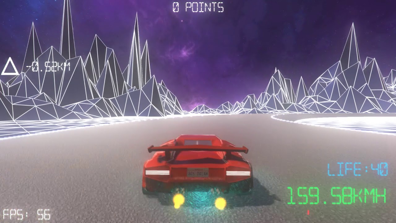 Steam early access- 1st play of Synthwave Dream '85 - YouTube