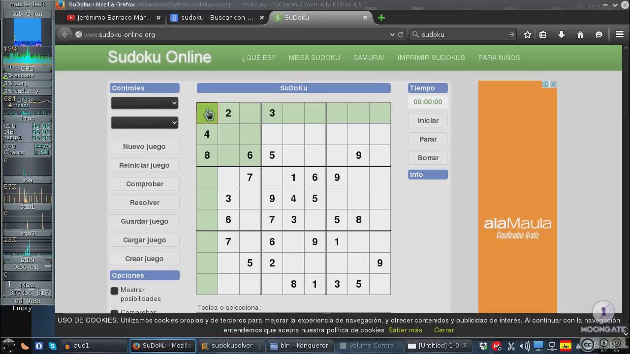 Let's Code 3: Resolver Sudoku en Python - YouTube