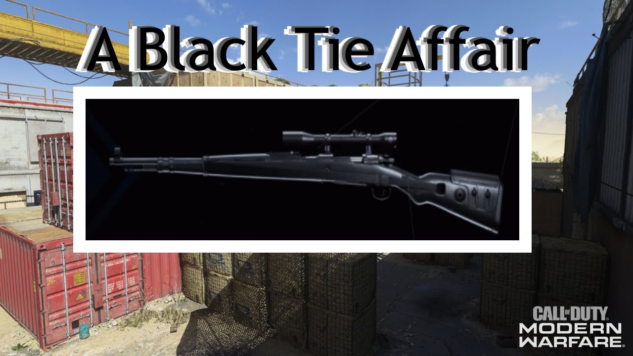 Call of Duty MW: A Black Tie Affair - YouTube