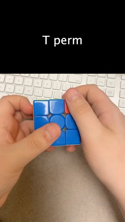 How to do a T perm #shorts #rubikscube #algorithm #cubing #comment #cubers #like #subscribe # ...