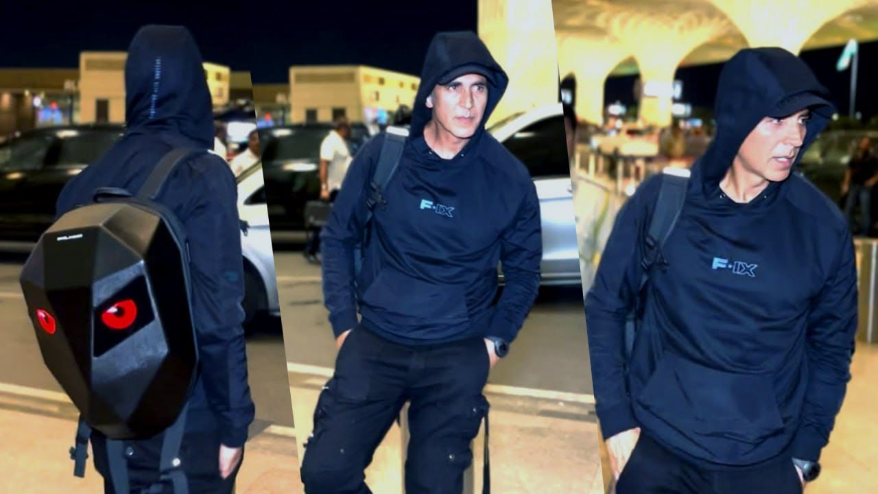 Akshay Kumar Spotted At Mumbai Airport | Flying For London | Look At ...