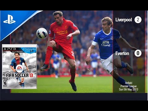 Liverpool vs Everton en FIFA 13 de PS3 | ANFIELD es una LOCURA en este ...