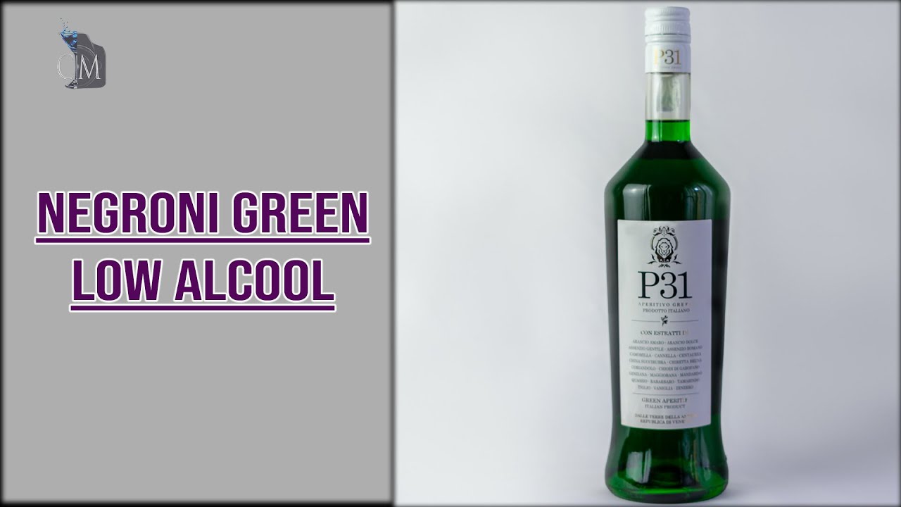 Come fare a casa un Negroni Green Low Alcool - YouTube