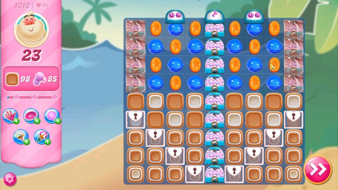 Candy Crush Saga LEVEL 1212 NO BOOSTERS (new version)🔄 - YouTube