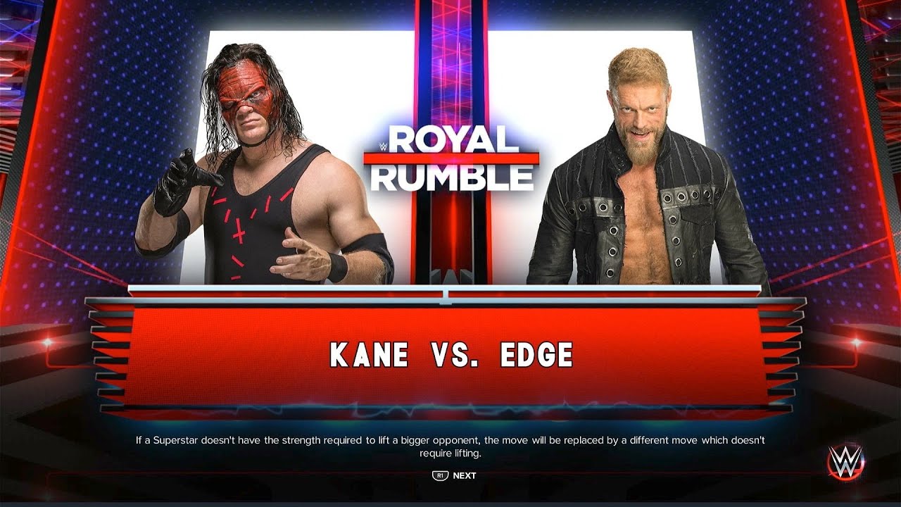 WWE 2K23: Kane VS. Edge - YouTube