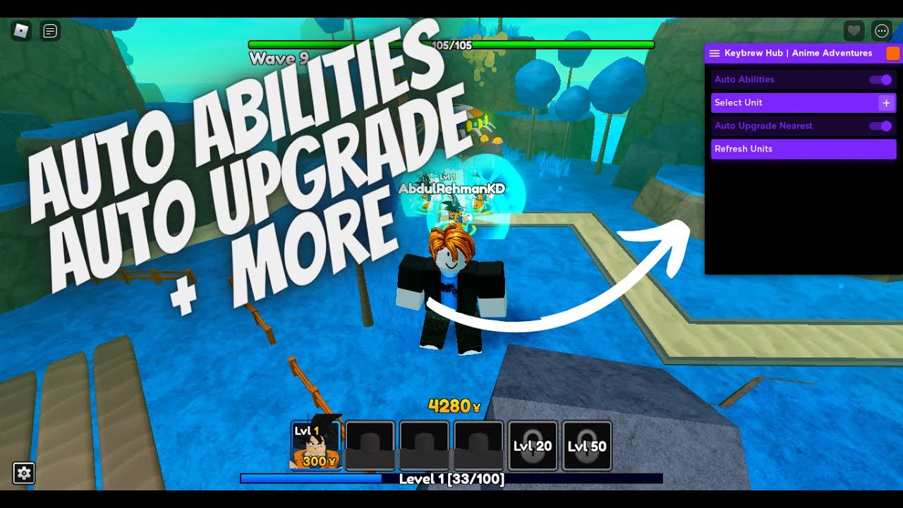 Anime Adventures Script - YouTube