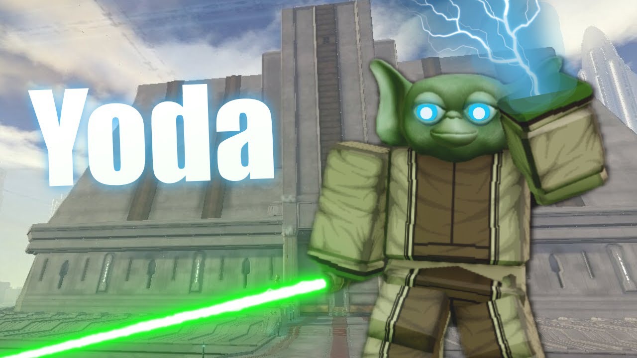 Becoming Yoda in Roblox Saber Showdown - YouTube
