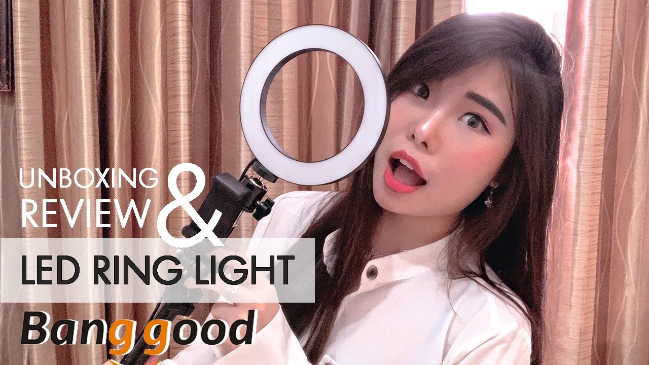 Unboxing & Review LED Ring Light From Banggood - YouTube