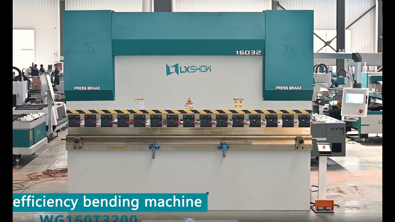 [LXSHOW LASER] High efficiency bending machine WG160T3200 - YouTube