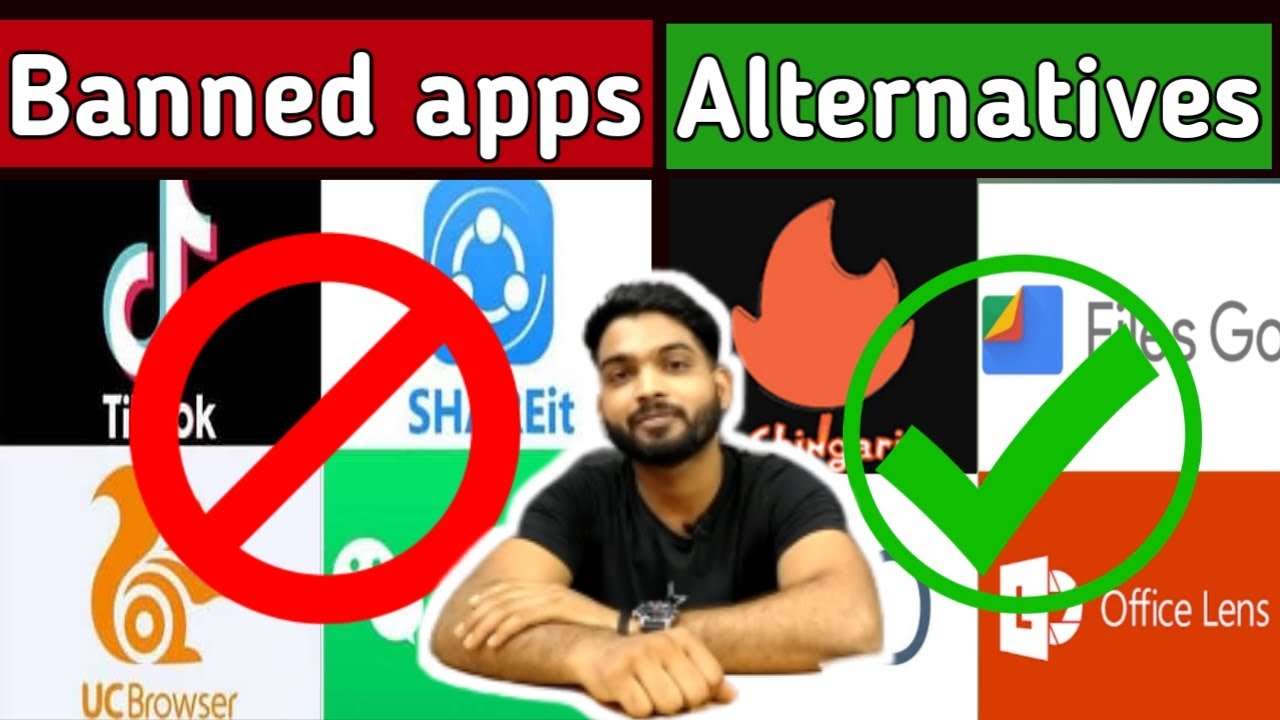 Chinese Banned Apps Best Alternatives - Tiktok, Shareit, Cam Scanner ...