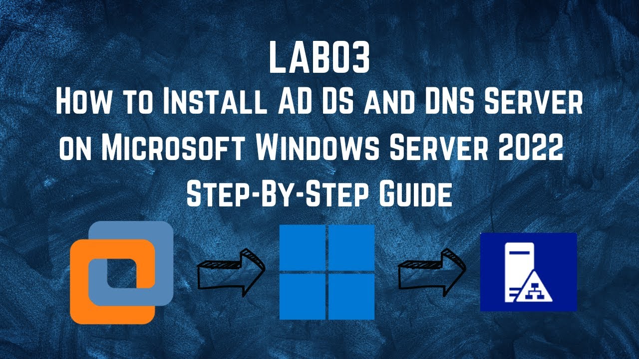LAB03: How to Install AD DS and DNS Server on Microsoft Windows Server ...