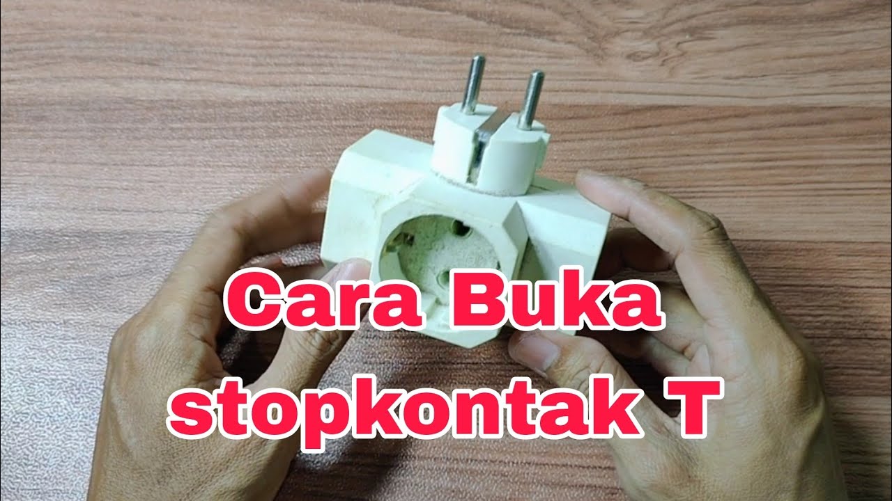 Cara buka stopkontak T merek Broco - YouTube