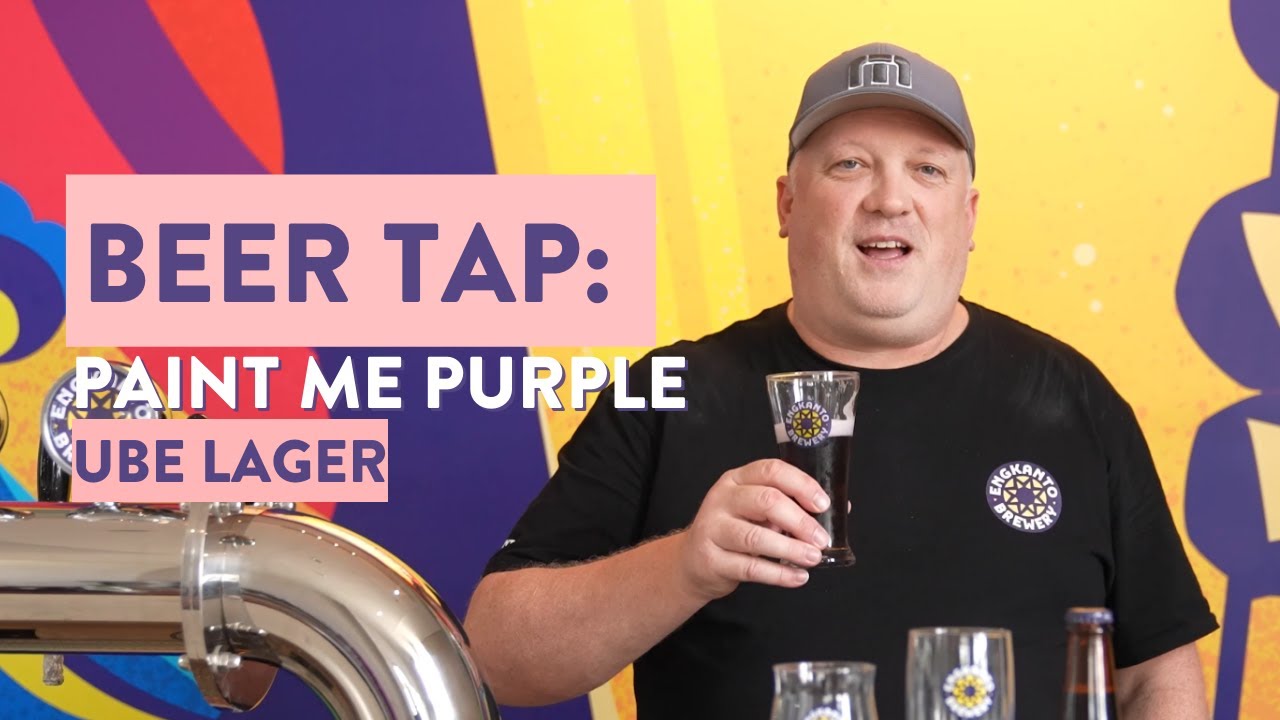 Beer Tapping: Paint Me Purple Ube Lager - Engkanto Brewery - YouTube