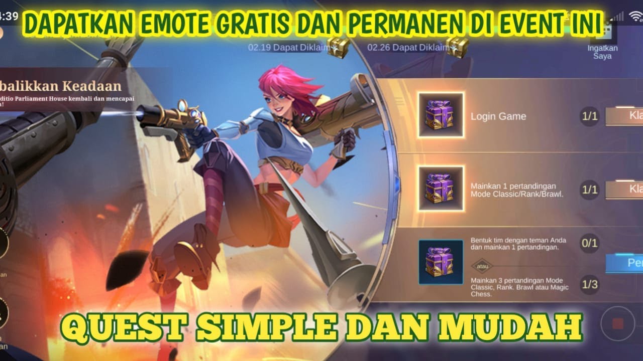 DAPATKAN EMOTE GRATIS DAN PERMANEN DARI EVENT BEATRICE MEMBALIKKAN ...