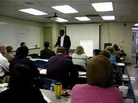 Dr. Aaron Thompson Conducts Leadership Seminar for Educators - YouTube