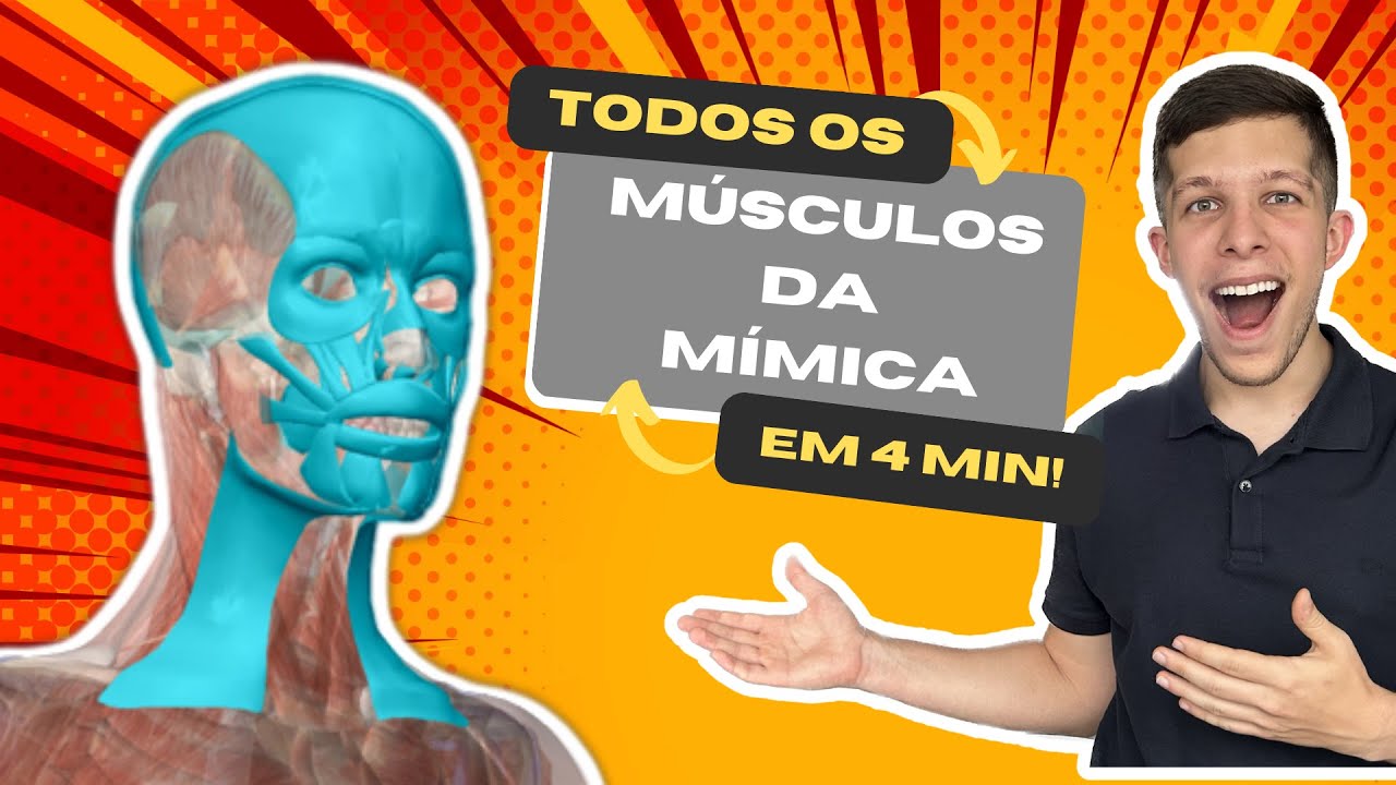 TODOS OS MÚSCULOS DA FACE | Mímica Facial e Anatomia de Cabeça e ...
