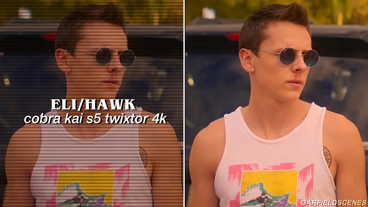 eli/hawk (cobra kai) season 5 | twixtor scenepack - YouTube