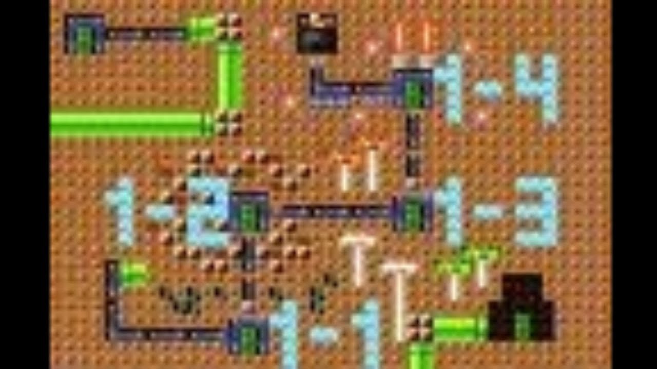 World Map Concept in Mario Maker by FabioYT - SUPER MARIO MAKER - NO ...