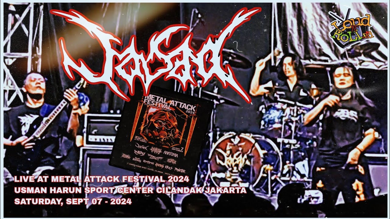 🇮🇩 JASAD ☠️ LIVE AT METAL ATTACK FEST (Sept, 07 - 2024) #jasad # ...