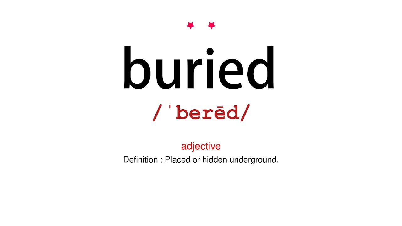 How to pronounce buried - Vocab Today - YouTube