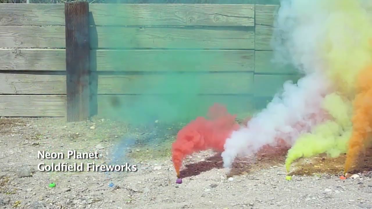 Neon Smoke Bombs Smoke Bombs – Black Cat Wholesale Fireworks