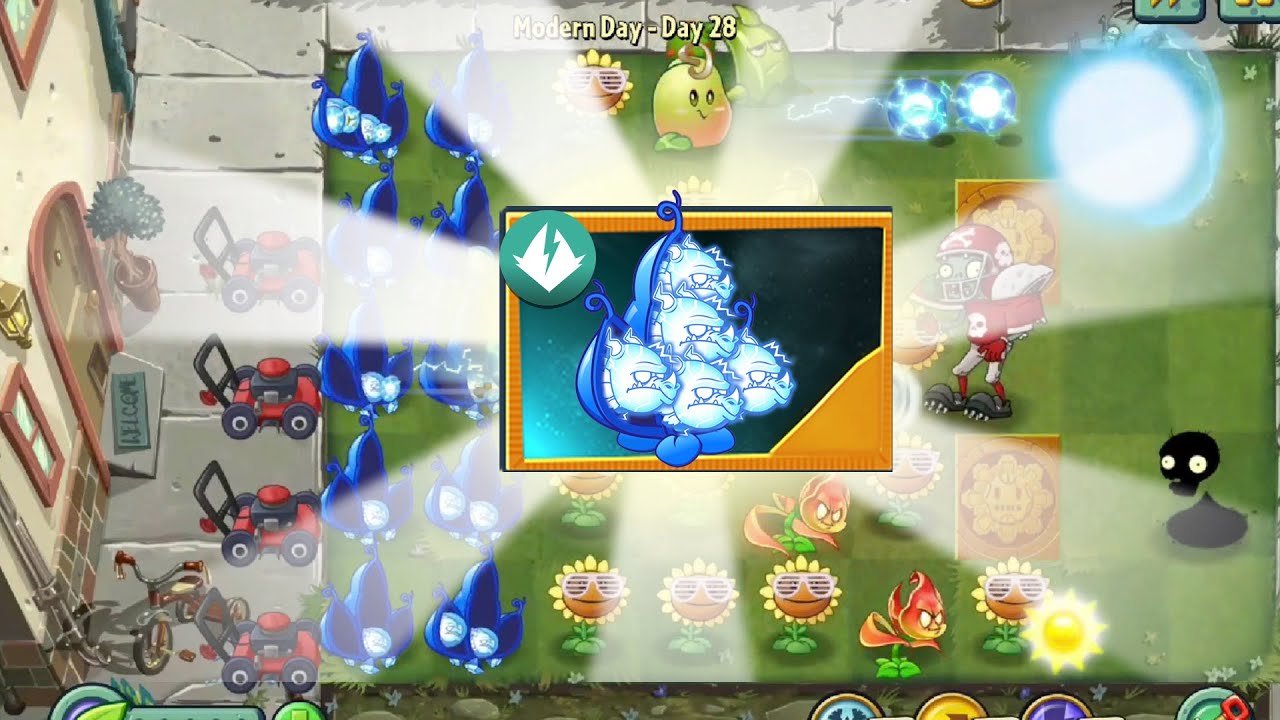 Pvz 2 11.7.1 - New Plant Thunder Pod Gameplay Max Level Power Up ...