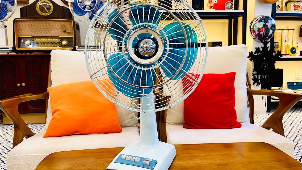 Quạt xưa Nội địa Nhật National gang sắt toàn thân cánh 30 số 3 cấp độ ...