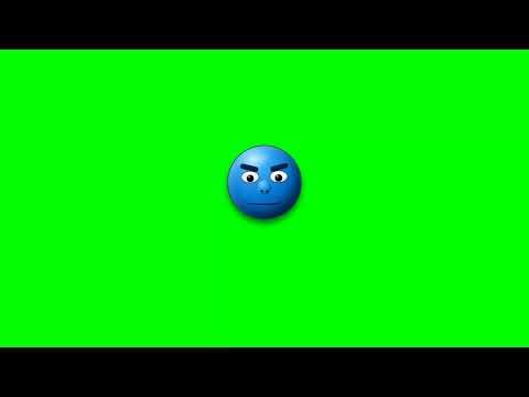 3D Troll Face Auto Expression Green Screen | Funny Meme Animation