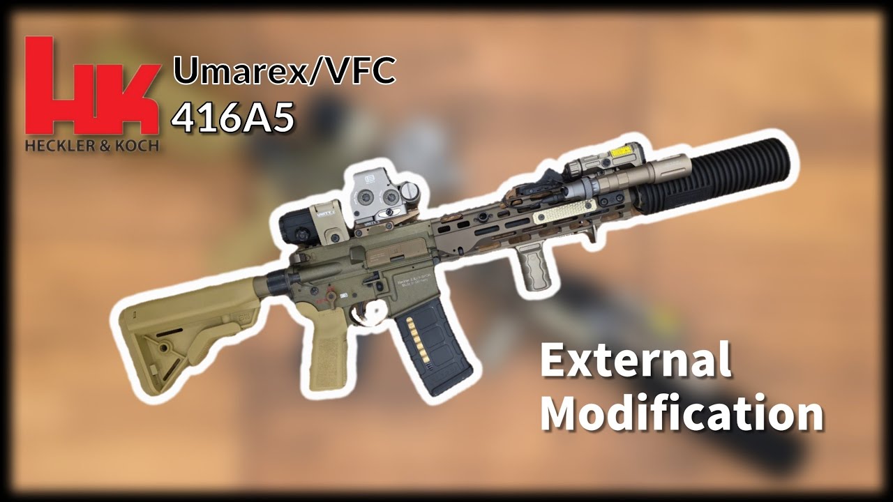 VFC/Umarex HK416A5 External Build - YouTube