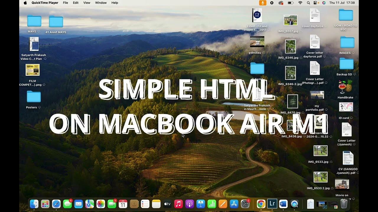 How to Create and Open a Basic HTML File on a MacBook | Simple Coding Tutorial - YouTube