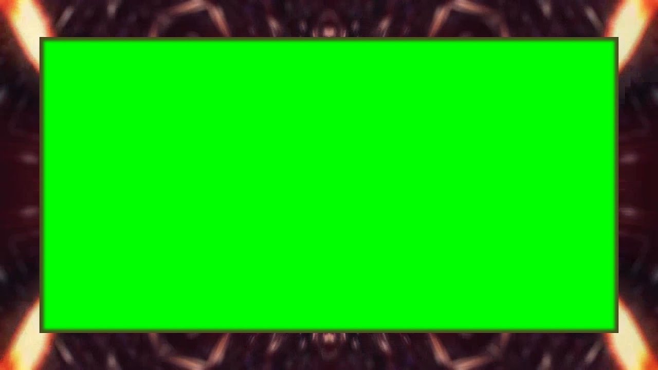 4 CORNERS Frame MOTION BORDER💯| #greenscreen effects - chroma key ...