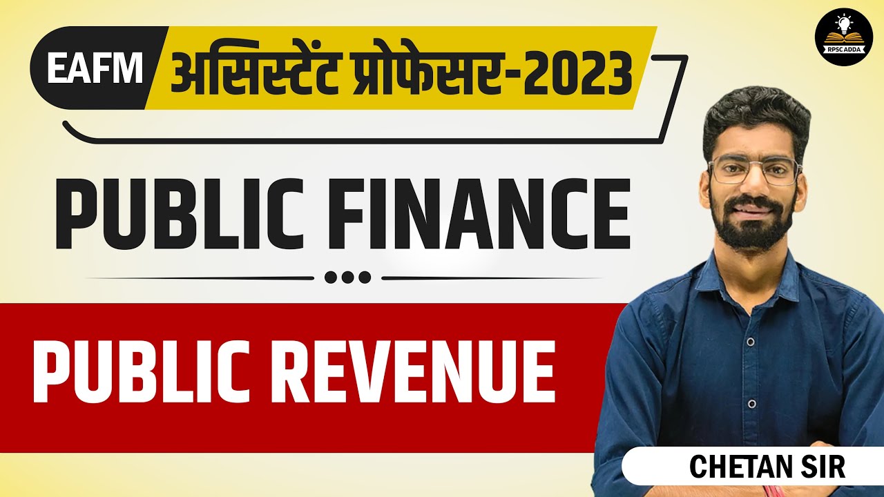 Public Revenue | Assistant Professor EAFM | Assistant Professor 2024 ...