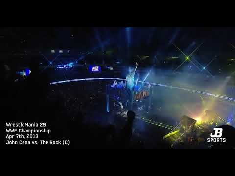 Tha rock VS john Sina wwe full macht