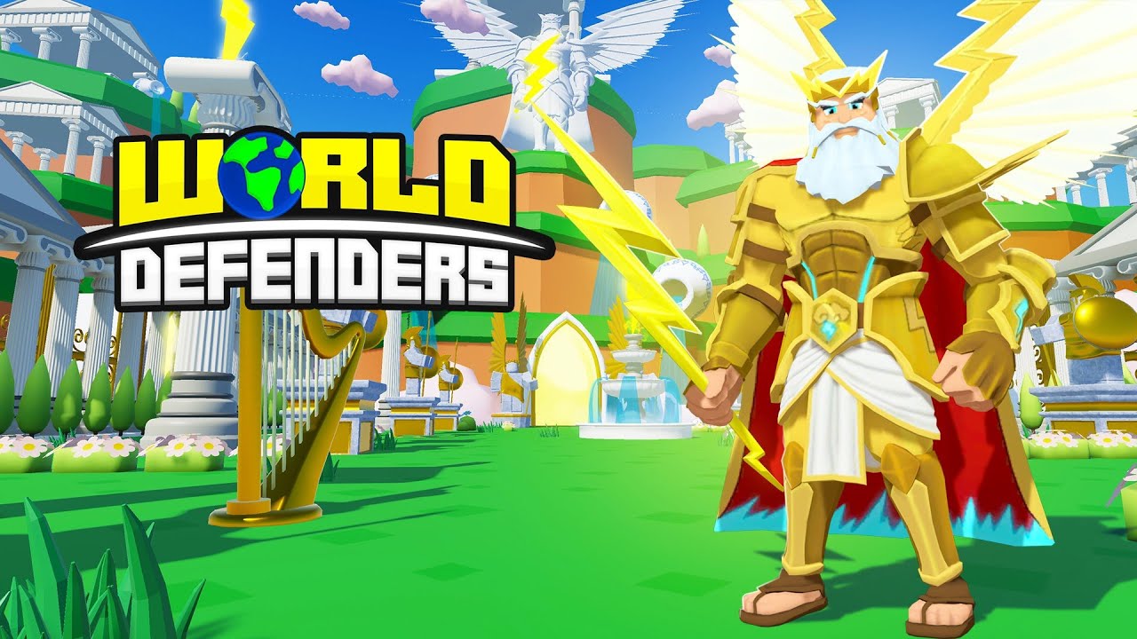 How to beat Mount Olympus without Cyclops! Roblox World Defenders - YouTube