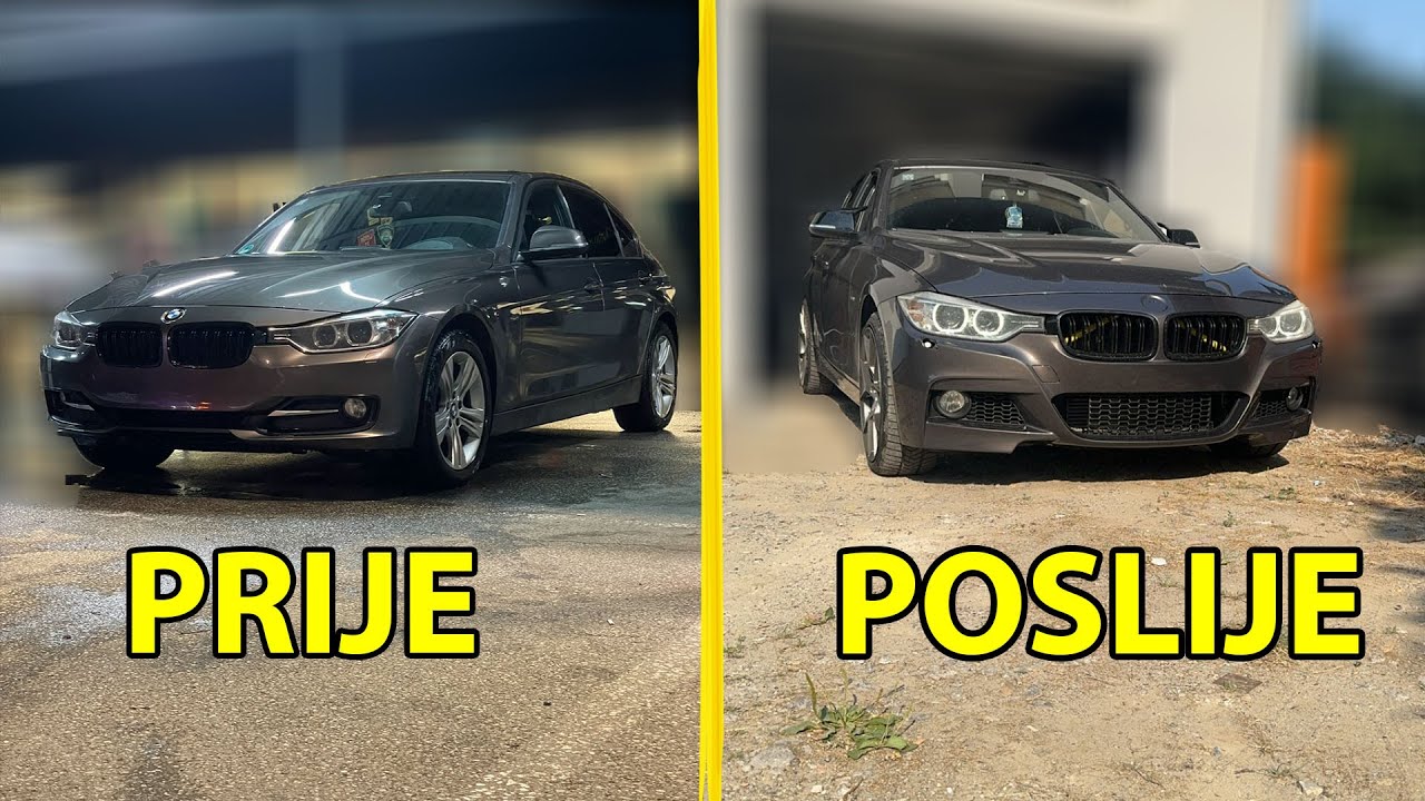 BMW F30 BUILD U 8 MINUTA (BUILDING BMW F30 IN 8 MINUTES) - YouTube