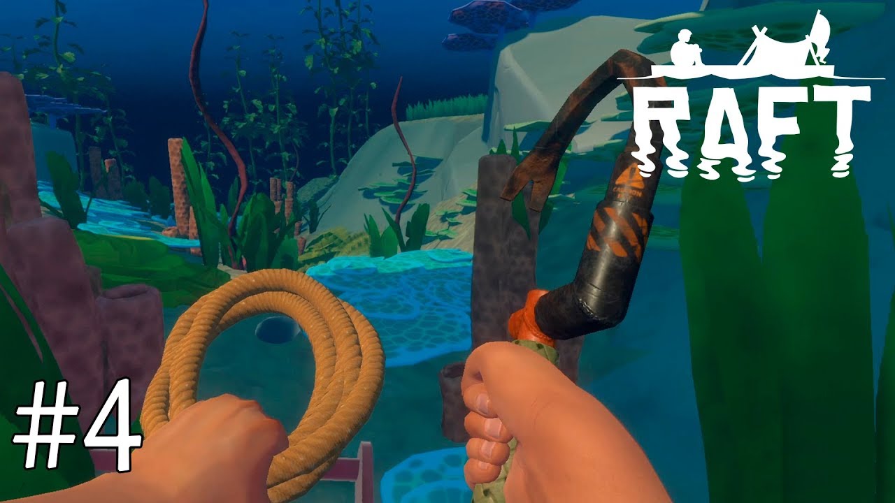 ПОДВОДНЫЕ РАСКОПКИ! Raft: The First Chapter #4 - YouTube