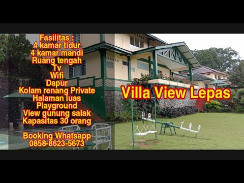 Villa Hijau Citeko | Villa View Lepas | Villa 4 Kamar | Villa Puncak ...