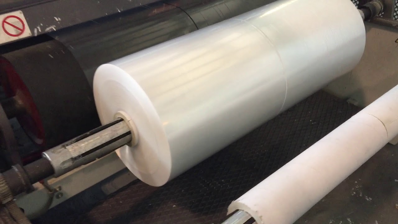 Estrusione plastica film polietilene termoretraibile - YouTube