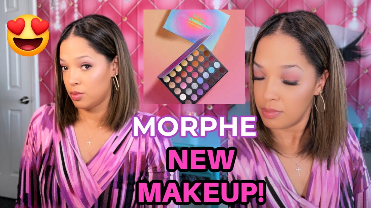 New! Morphe 35Y Aurascape Artistry Palette! Swatches & Review| First ...
