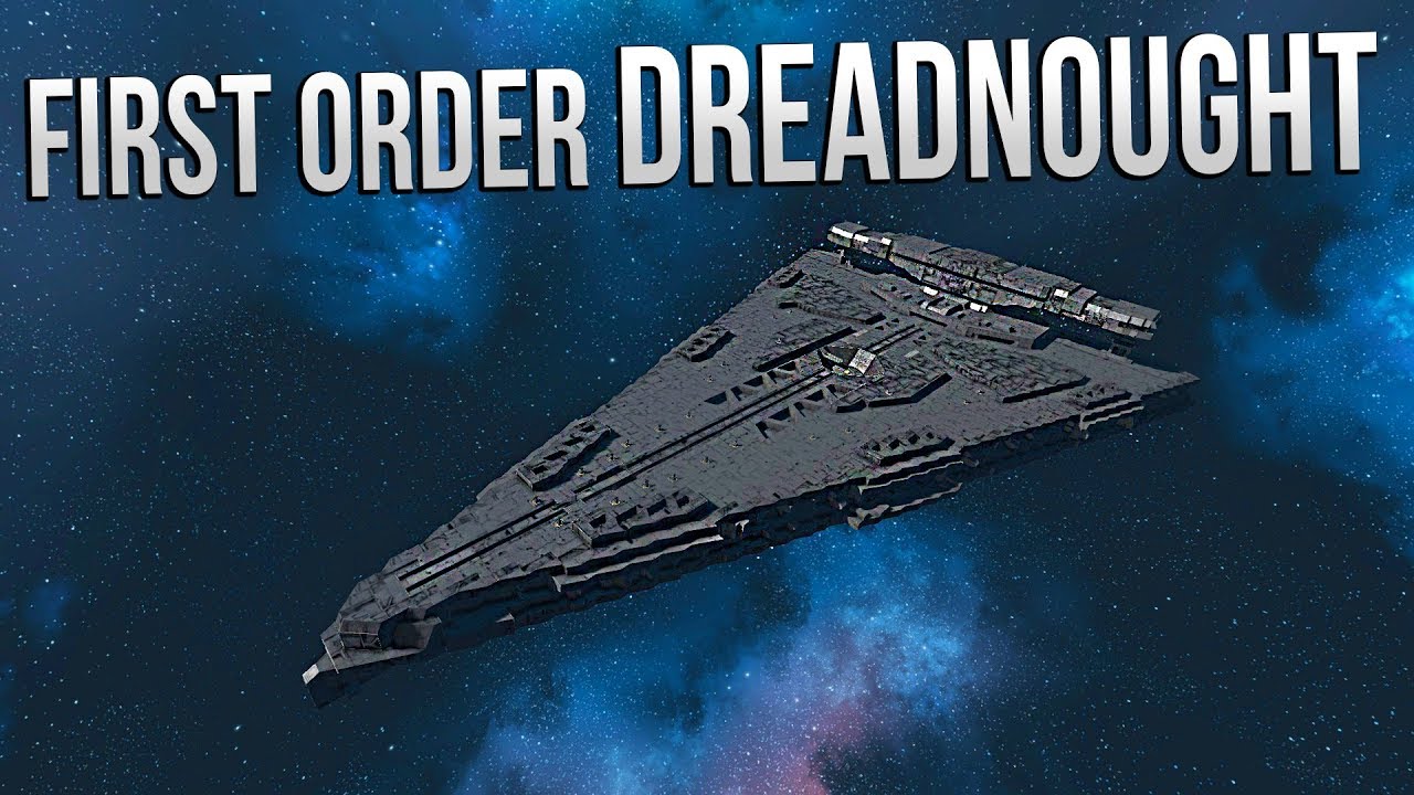 FIRST ORDER DREADNOUGHT! - Space Engineers Ship Review! - YouTube