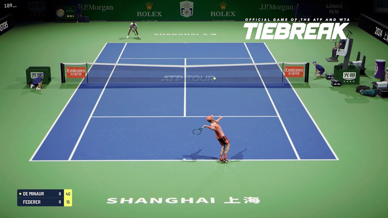 TIEBREAK - Alex De Minaur Vs Roger Federer I Shanghai Masters I ...