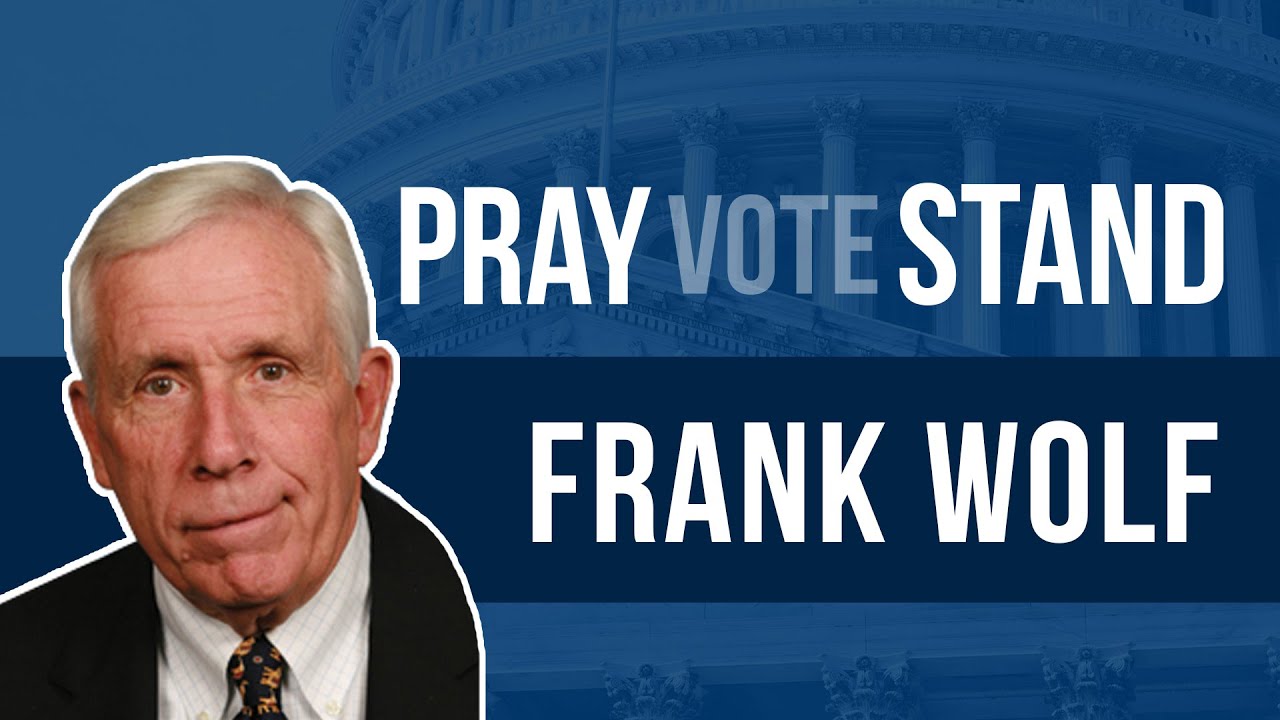 Former Congressman Frank Wolf Calls the Church to Wake Up to ...