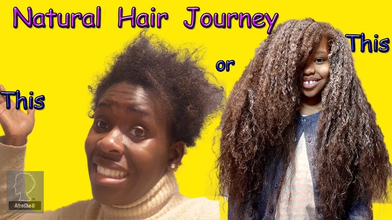 NATURAL HAIR JOURNEY | Before & Now | AfroShe® - YouTube