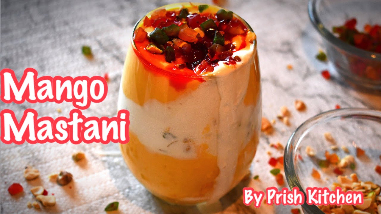 Mango Mastani recipe | मैंगो मस्तानी | Mastani drink recipe | How to ...
