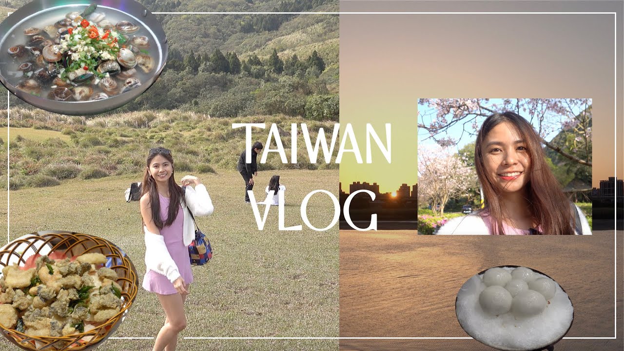 (Taipei travel vlog) 台北5天之旅 🥰 best tangyuan!! 🍡 seeing cherry blossom 🌸 ...