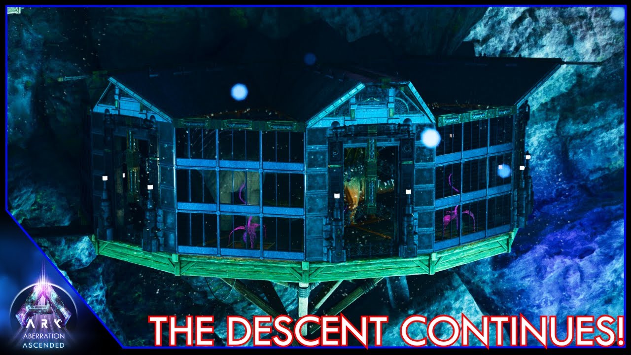 I Built A Cliffside Greenhouse Platform! | Ark Aberration Ascended EP15 ...