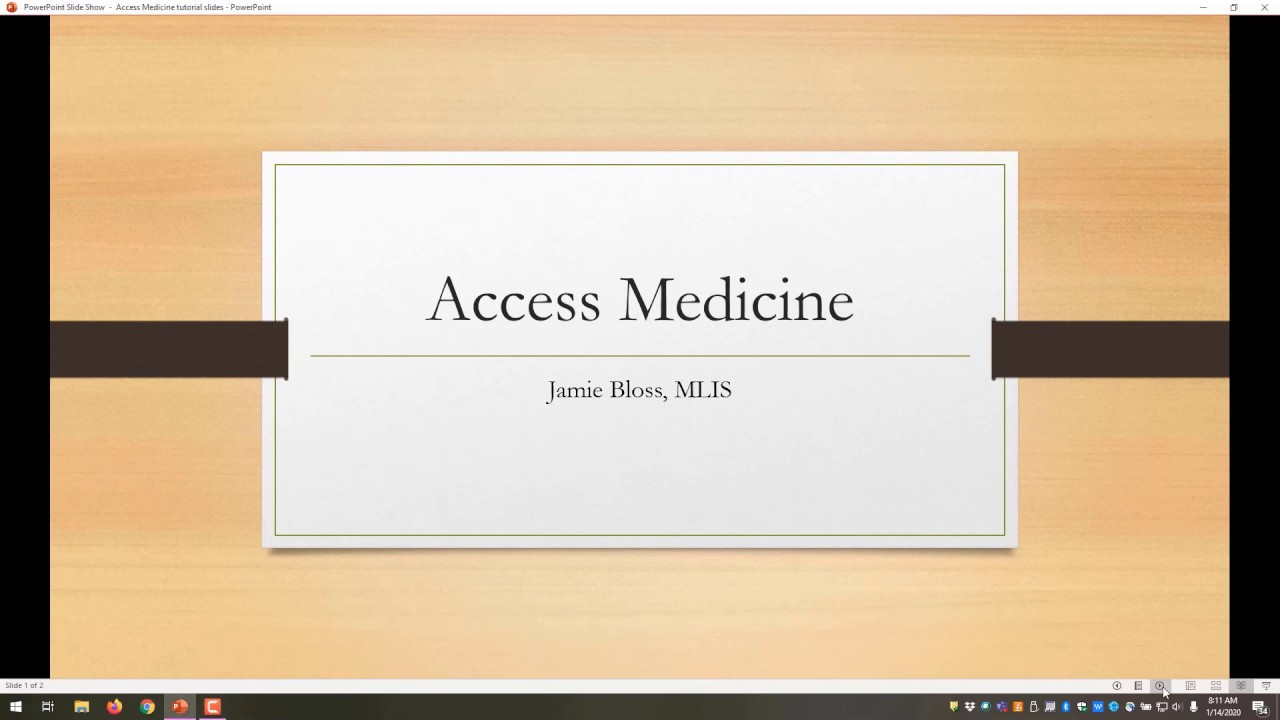 Using Access Medicine - YouTube