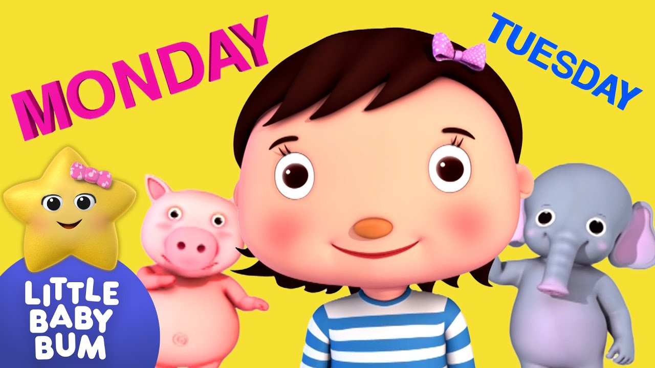 Days Of The Week Song | Little Baby Bum | Kids Songs | Sing a Long ...